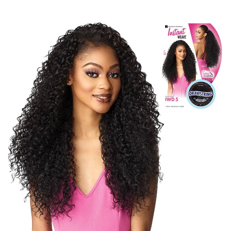 Sensationnel Synthetic Half Wig Instant Weave Drawstring Cap - Iwd 5 ...