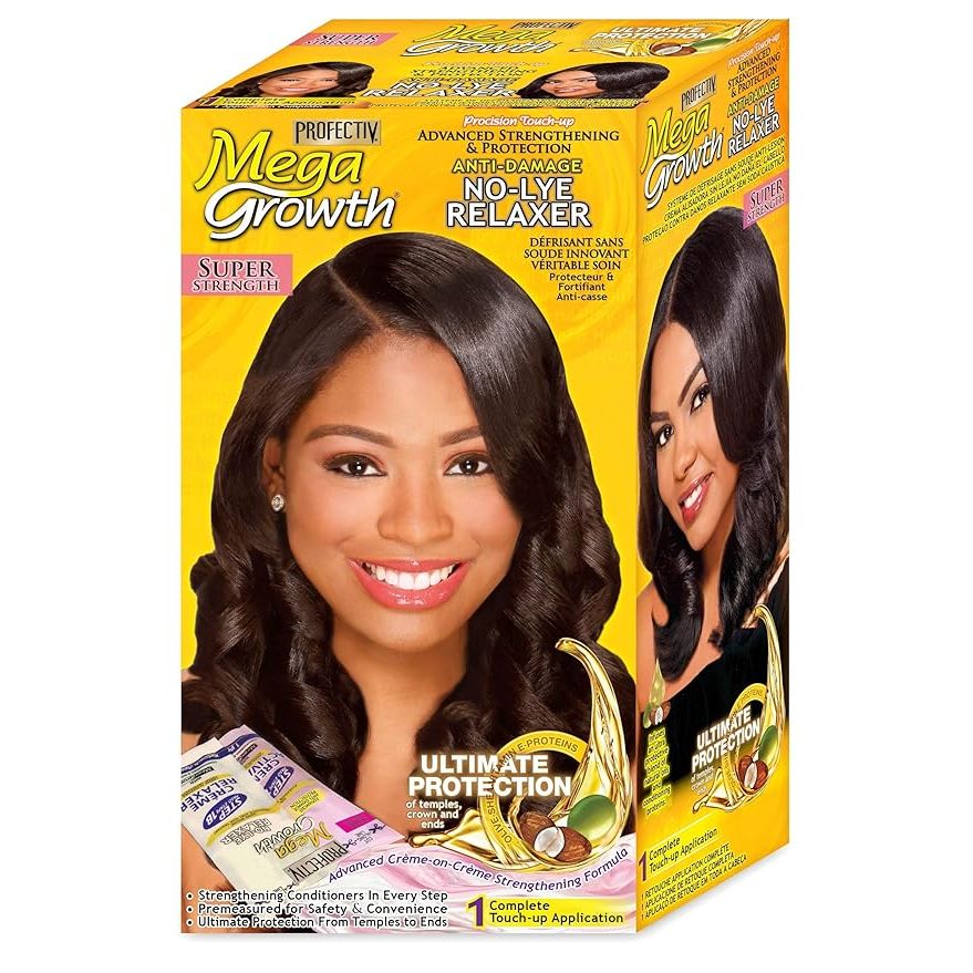 Profectiv No-Lye Relaxer Kit [1 Touch Up] (Super Strength) – Braids and ...