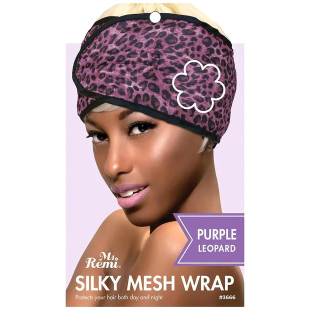 ANNIE Silky Mesh Wrap- Leopard – Braids and Wigs