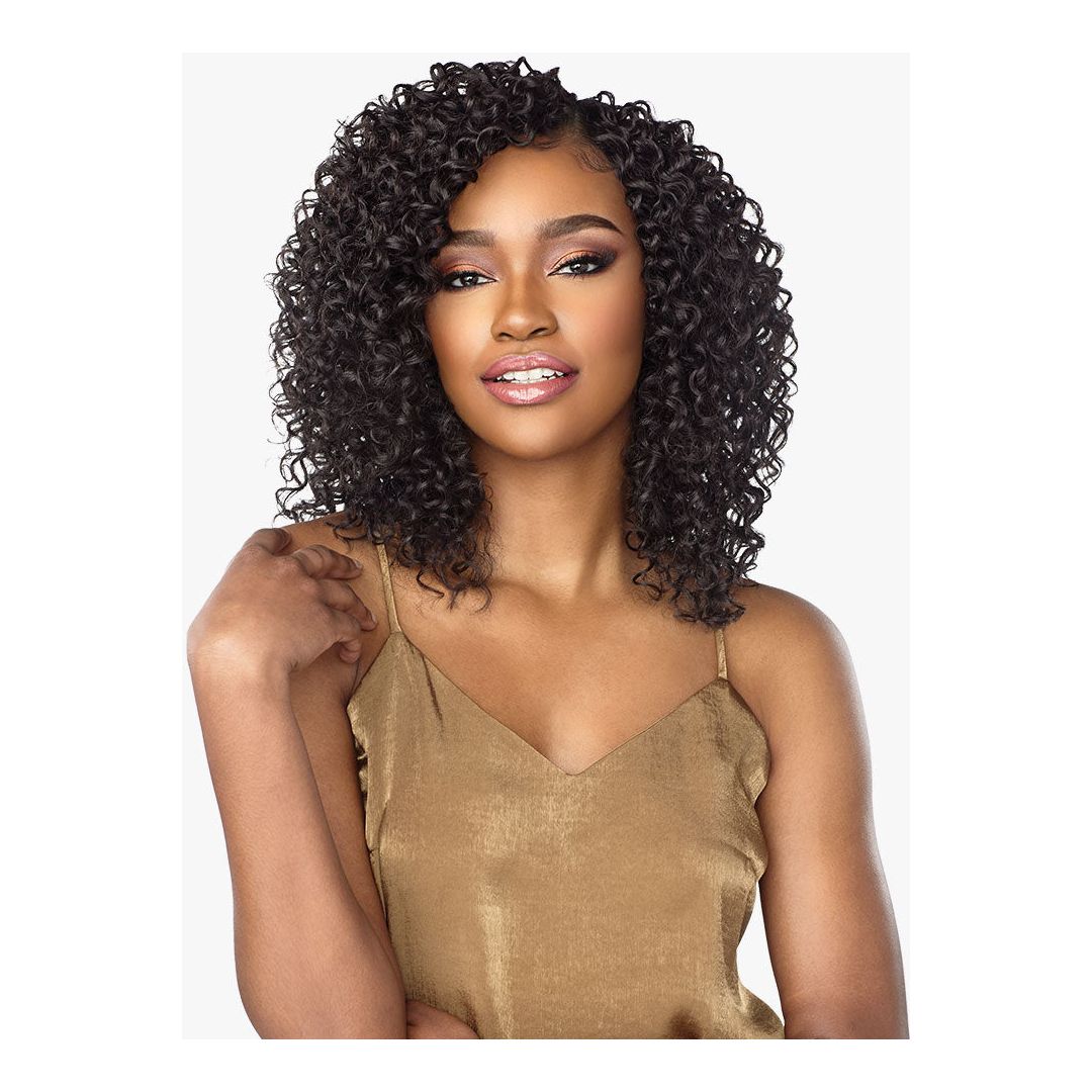 Sensationnel Boutique Disco Curl Bundle 9" Weaving 6 Pcs Human Hair ...