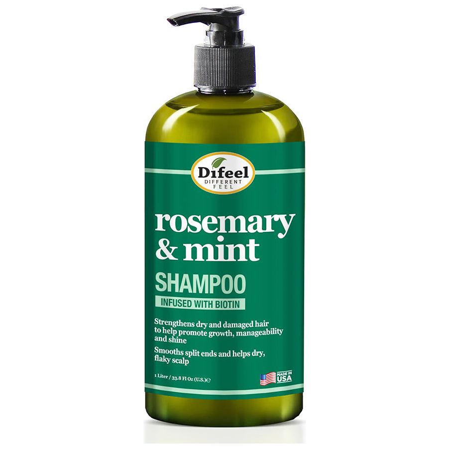 Difeel Rosemary & Mint Strengthening Shampoo (1L) – Braids and Wigs