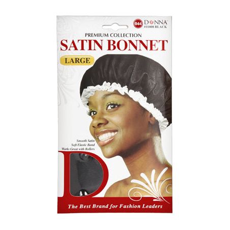 Donna Large Satin Bonnet #11008 – Braids and Wigs