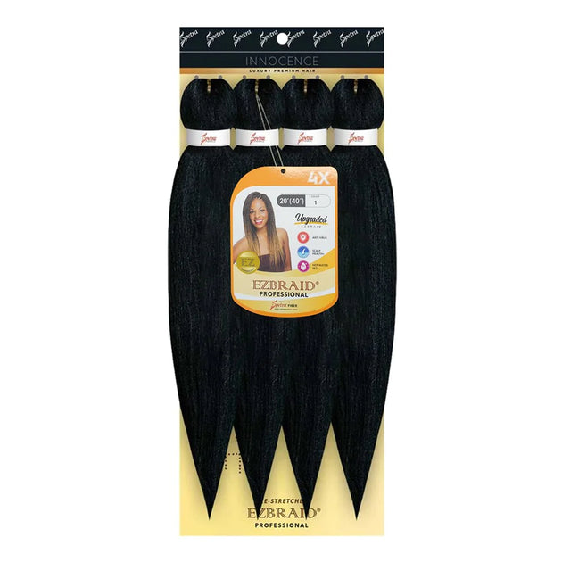 EZBRAID Professional 4X Pre-Stretched Braid (20inch) – Braids and Wigs
