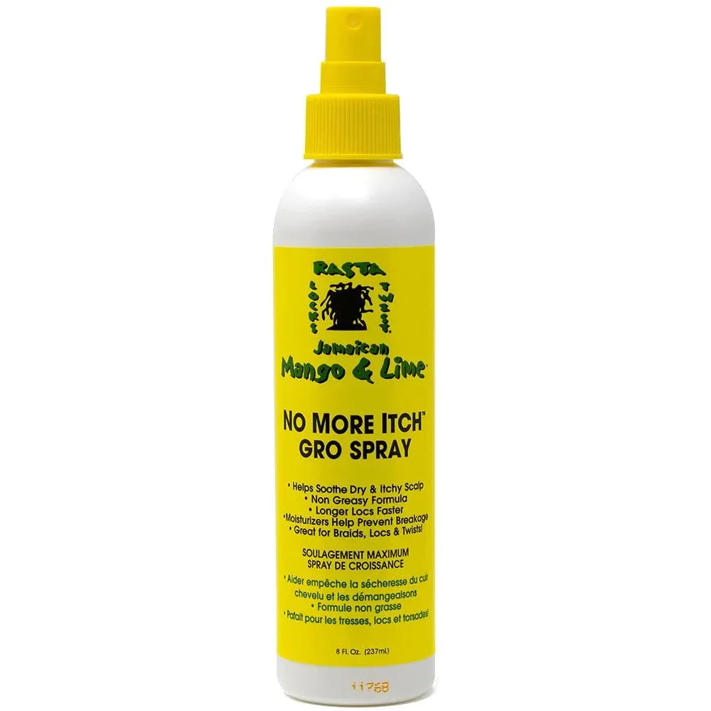 JAMAICAN MANGO & LIME No More Itch Gro Spray (8oz) – Braids and Wigs