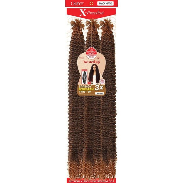 OUTRE X-Pression Twisted Up - Springy Bohemian Twist 30" 3X – Braids ...