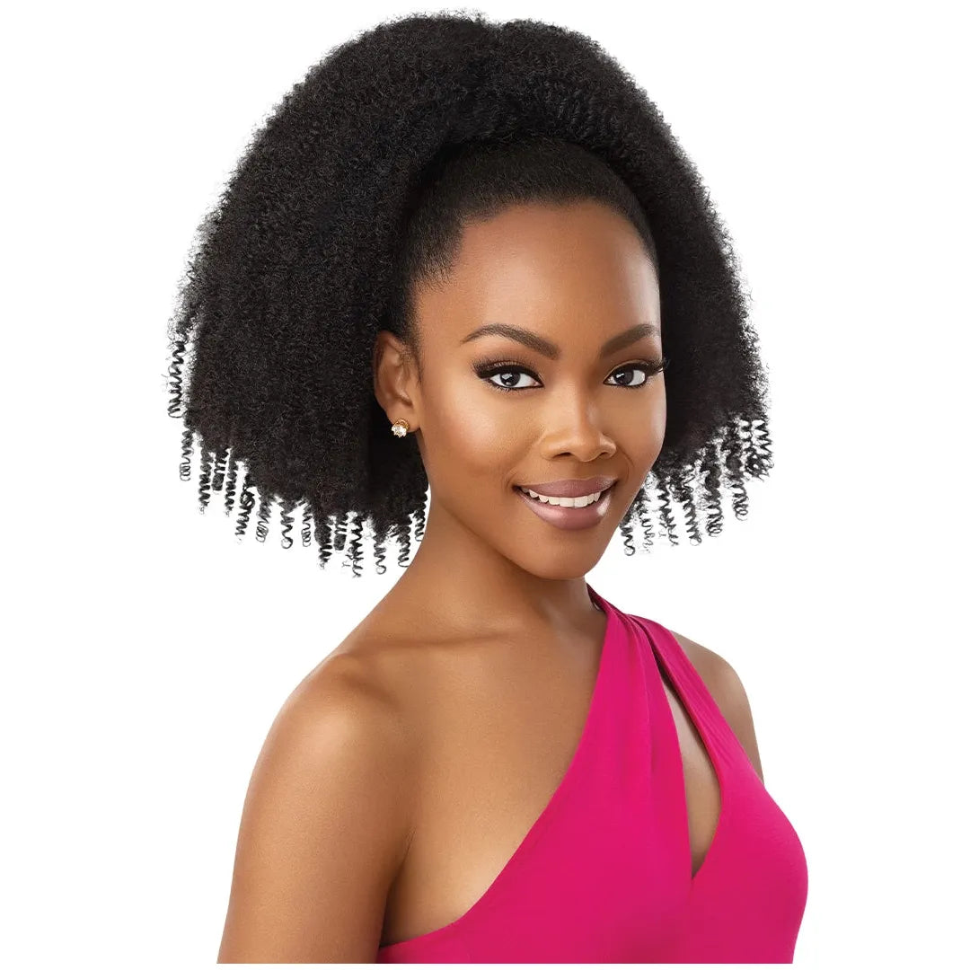 Outre Pretty Quick Wrap Pony - Springy Afro – Braids and Wigs