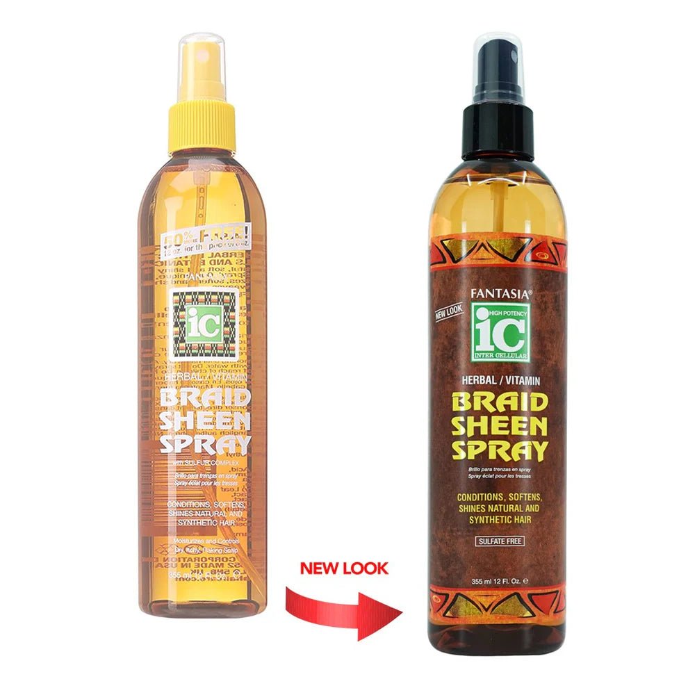 FANTASIA IC Braid Sheen Spray ((10oz) – Braids and Wigs