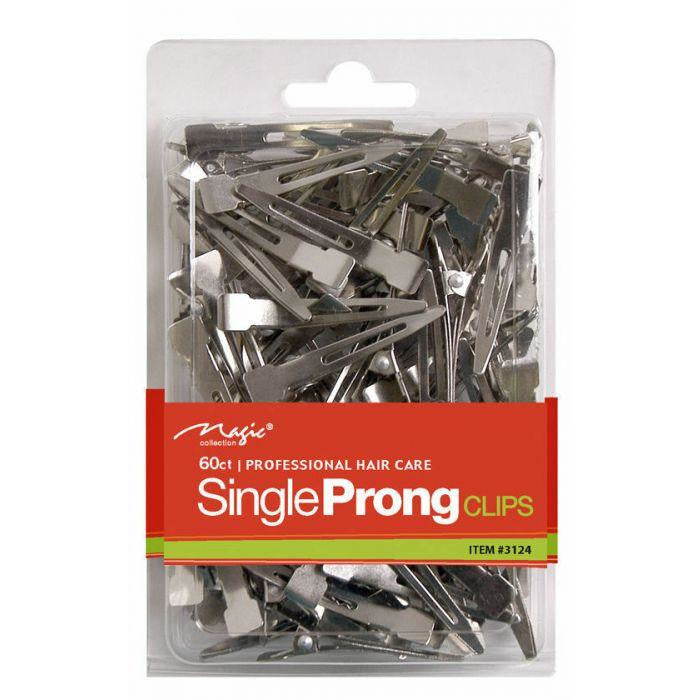 MAGIC COLLECTION SINGLE PRONG CLIPS 12PCS – Braids and Wigs