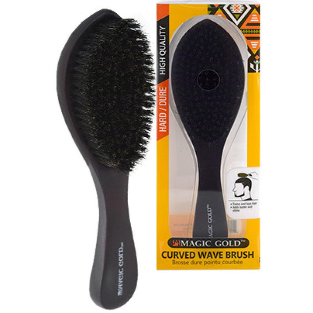 Magic Gold Hard Curved Wave Brush – Braids and Wigs