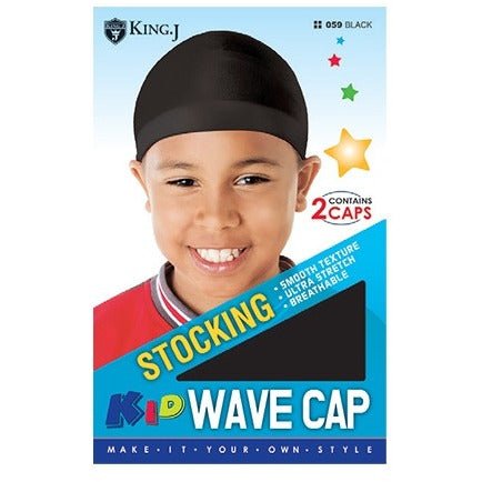 King.J Kid Stocking Wave Cap – Braids and Wigs