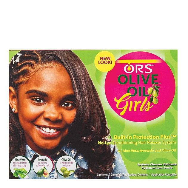 ORS Olive Oil Girls No-Lye Cond Relaxer Kit – Braids and Wigs
